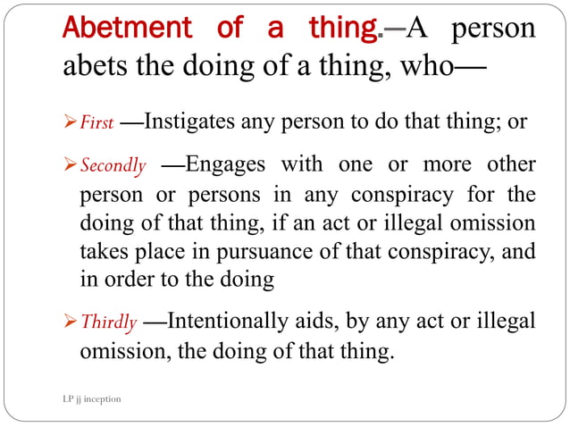ABETMENT | PDF