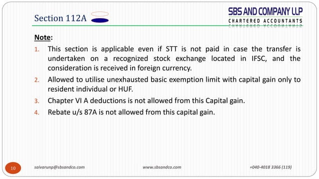 Section 112A | PDF