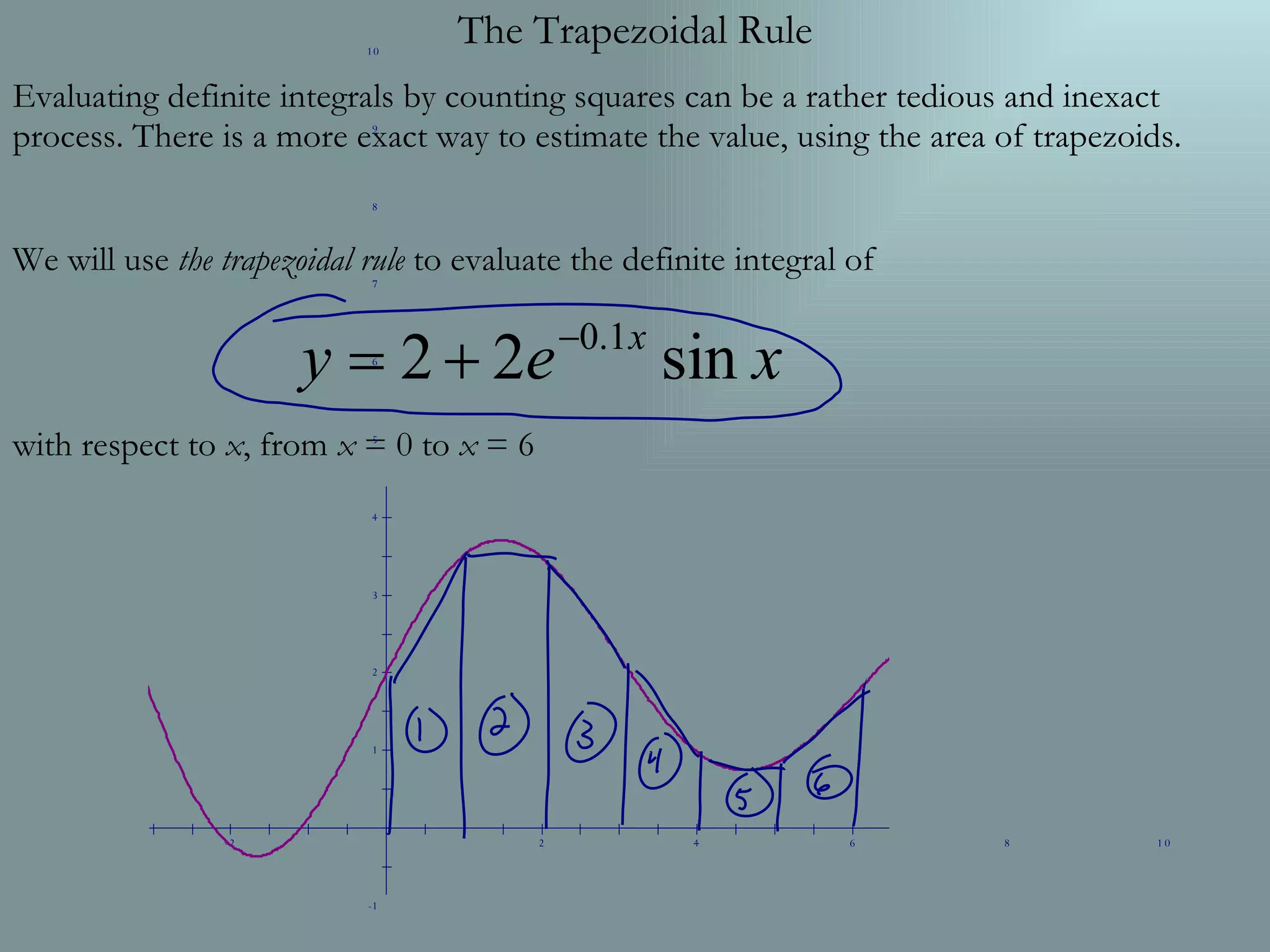 Section 1-4 -- Trapezoid Rule | PPT