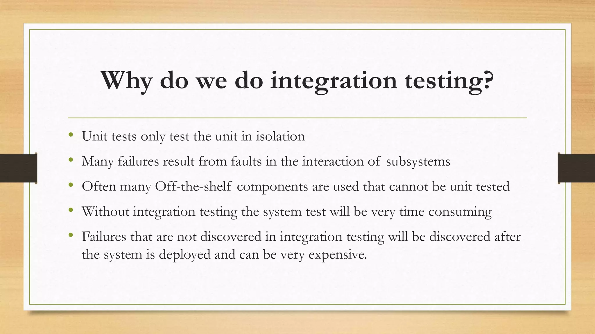 Integration System Acceptance Test Pptx Operating Systems Computer Software And Applications