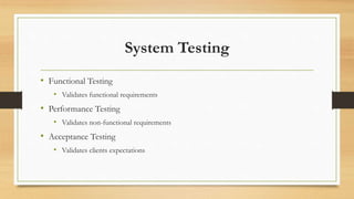 Integration system acceptance test | PPTX | Operating Systems ...