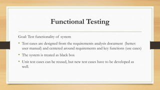 Integration system acceptance test | PPTX | Operating Systems ...