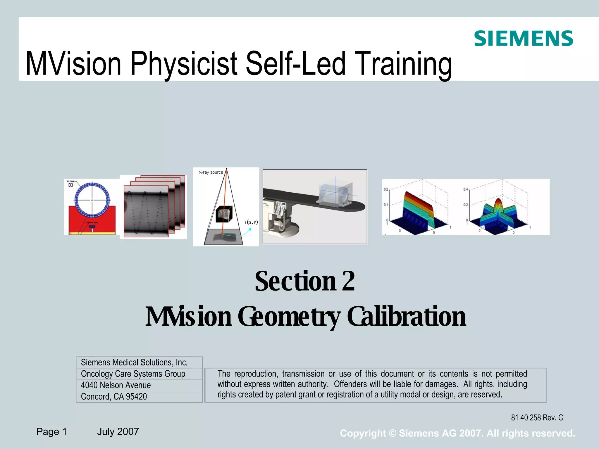 Section 2 M Vision Geometry Calibration V Mc 062707 V Rjo062807 | PPT
