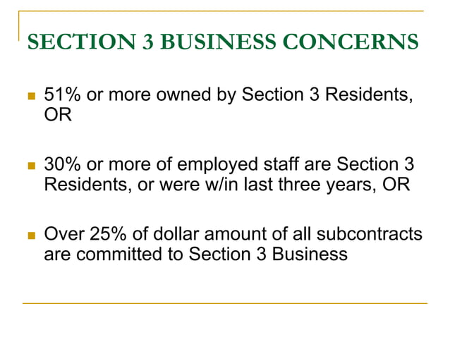 Section 3 Certification - City of St Paul | PDF