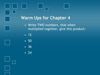 Section 4.1 And 4.2 Plus Warm Ups | PPT