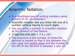Section 4.6 And 4.9: Rational Numbers and Scientific Notation | PPT