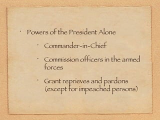 Section 6 of the Executive Branch Unit | PPT