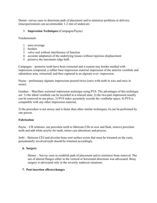 Section 026 immediate dentures | PDF