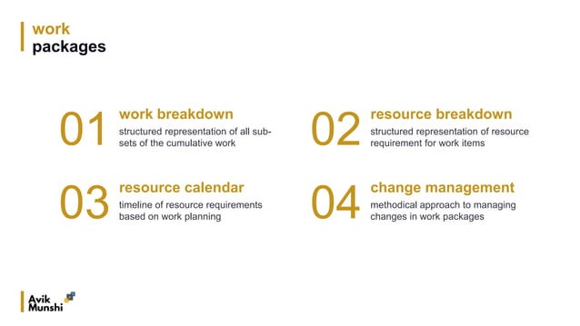 Section 02 Work Packages | PPT