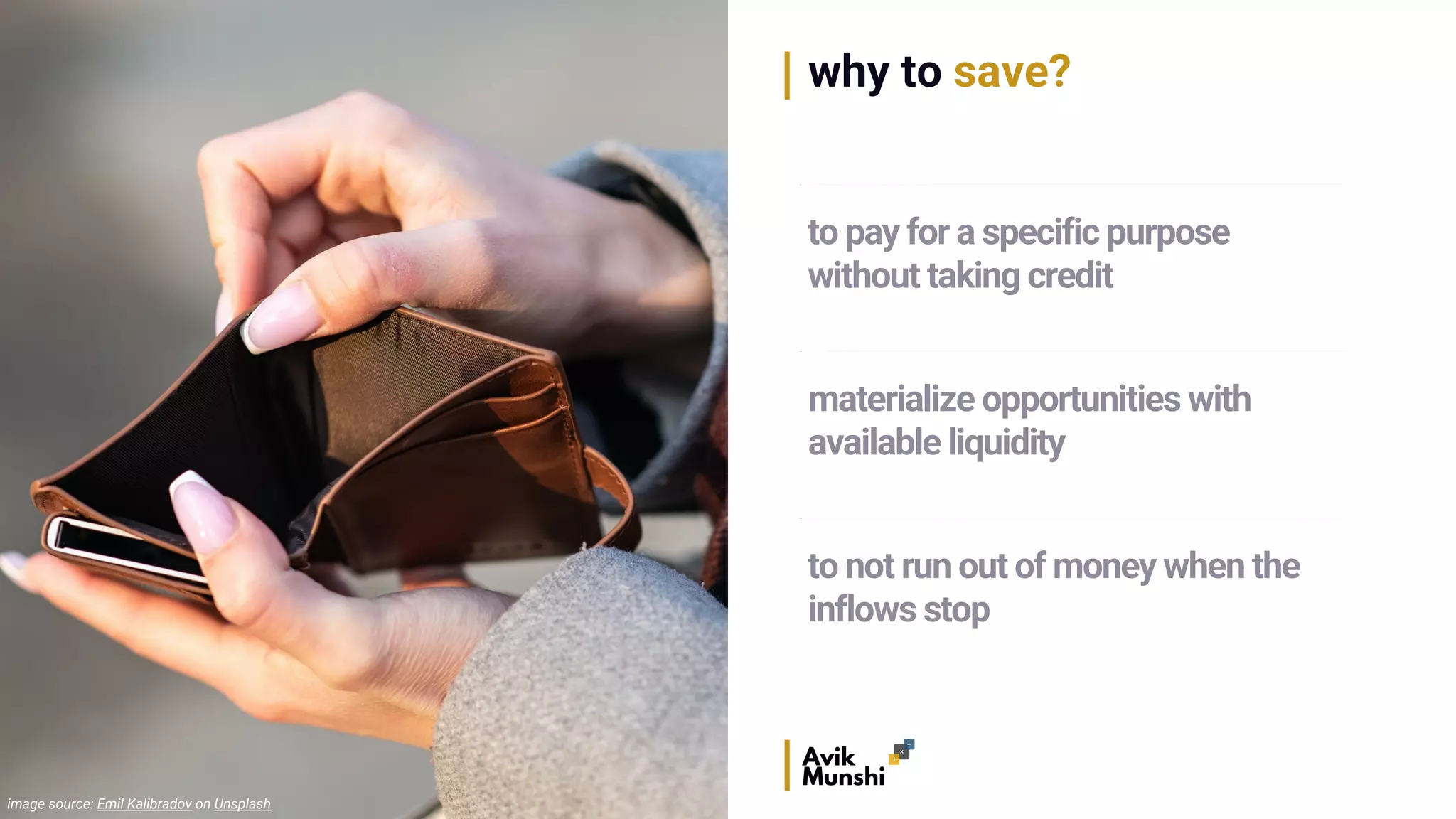 Why to Save? and How to Save? | PPT