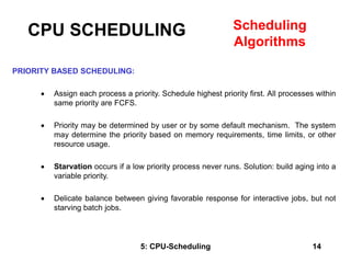 CPU Scheduling | PPT