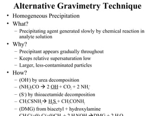 Section 09 gravimetric analysis and precipitation titrations | PPT