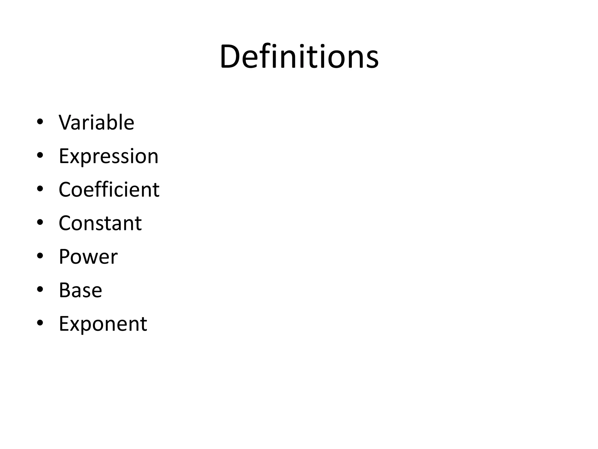 Section 1.1 evaluating expressions | PPTX | Programming Languages | Computing