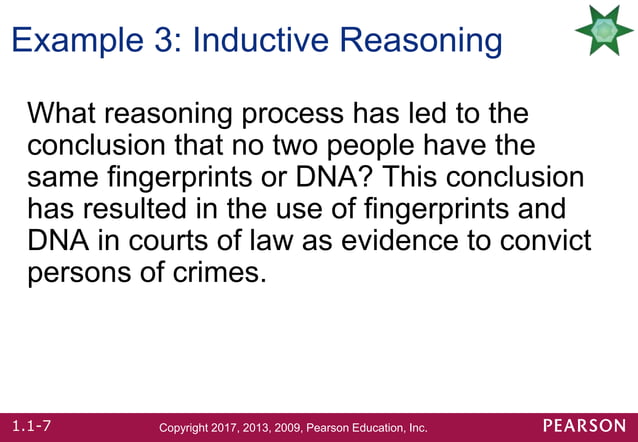 Section 1.1 inductive & deductive reasoning | PPT | Free Download