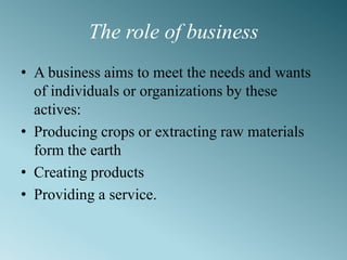 Introduction to business management | PPT