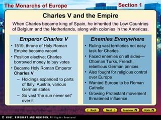 Monarchs of Europe English Social Studies.ppt