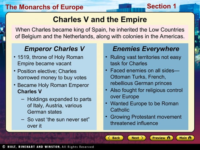 Monarchs of Europe English Social Studies.ppt