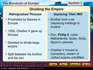 Monarchs of Europe English Social Studies.ppt