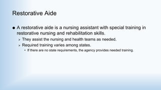 Section 1 assisting with rehabilitation and restorative nursing care-1 ...