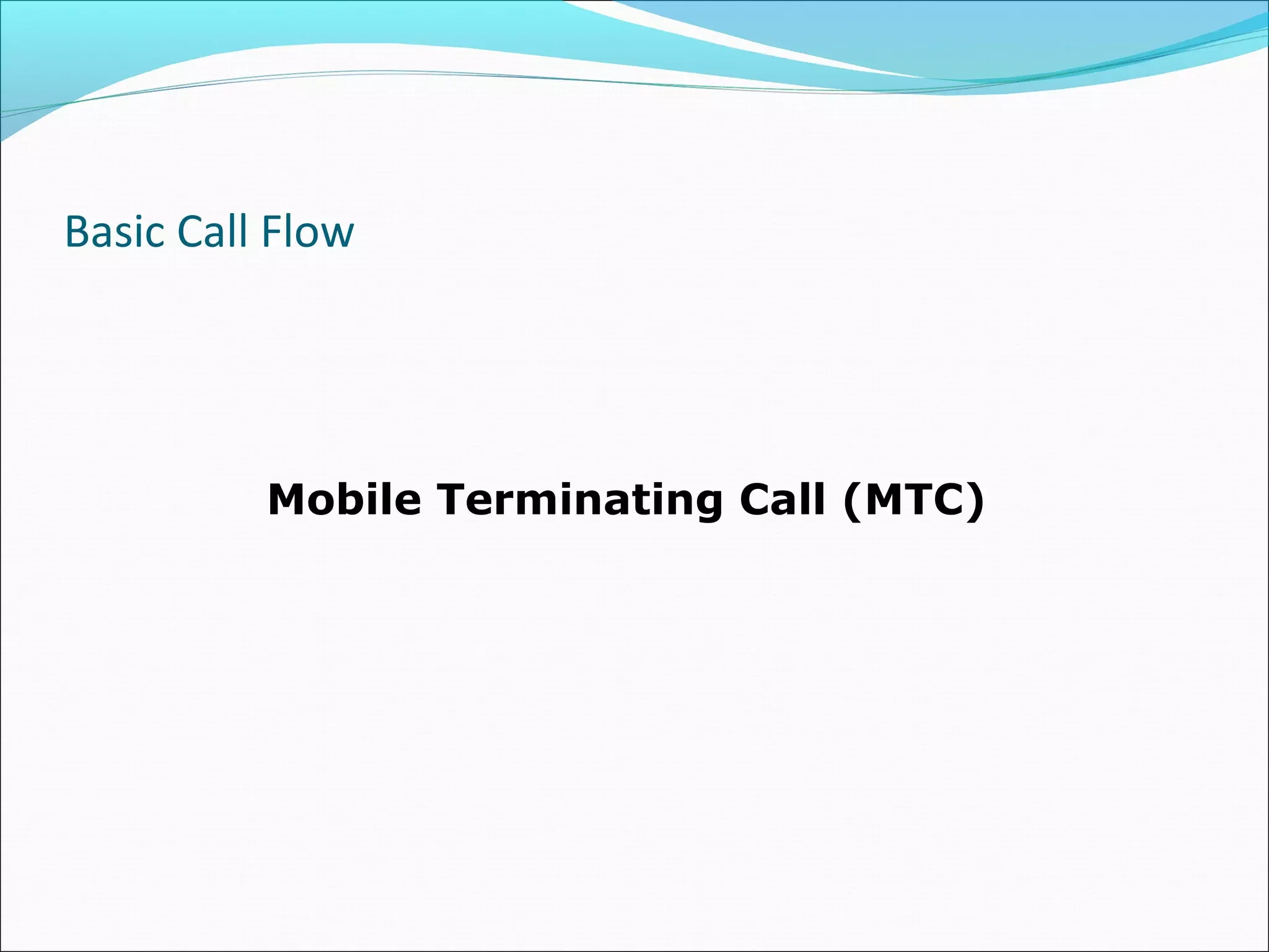 Basic GSM Call Flows | PPT