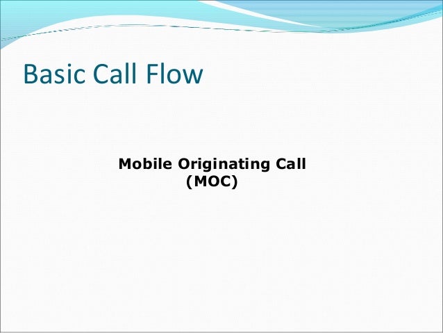 Basic GSM Call Flows