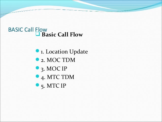 Basic GSM Call Flows