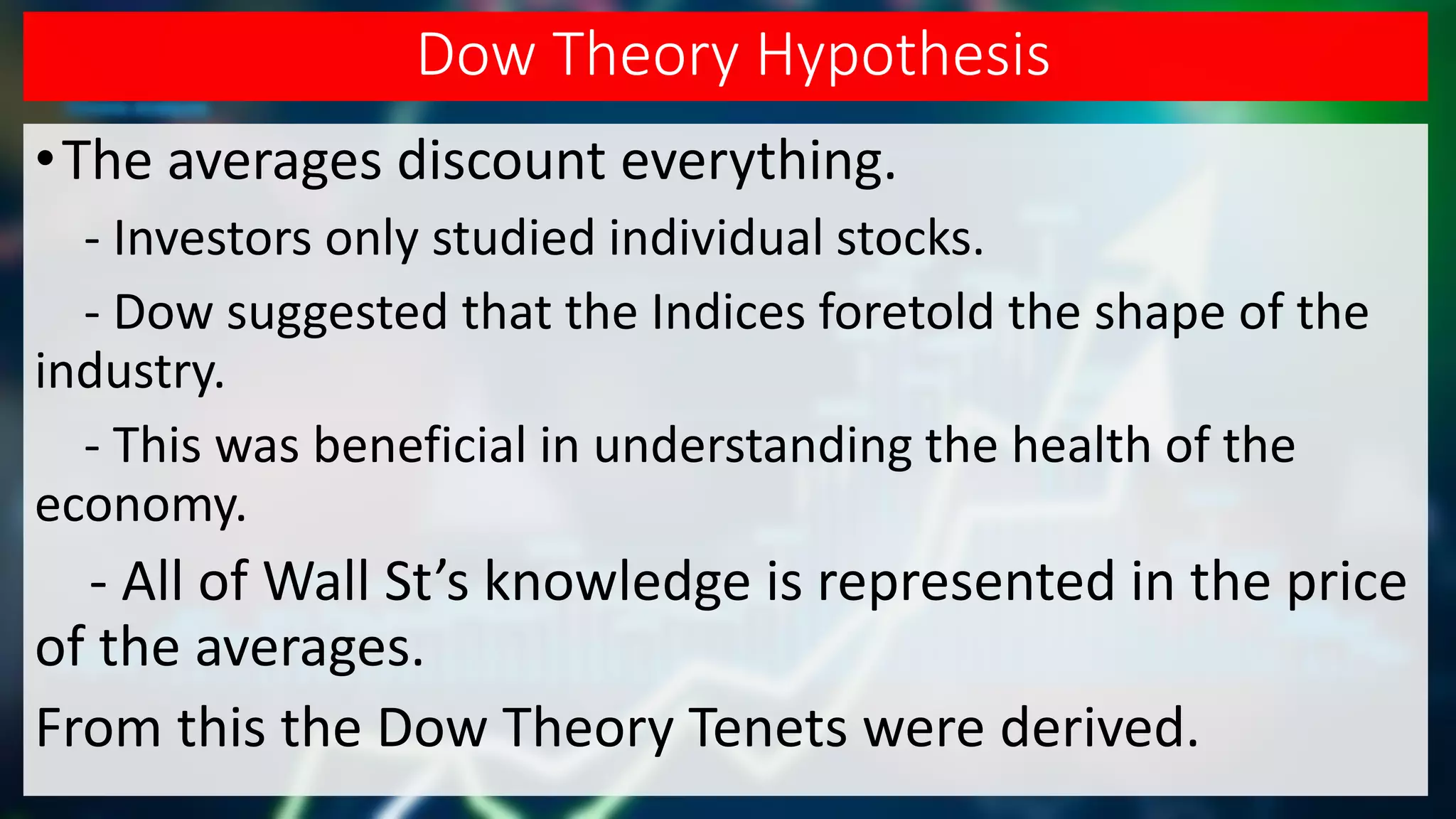 SECTION 1 - CHAPTER 2 - DOW THEORY | PDF