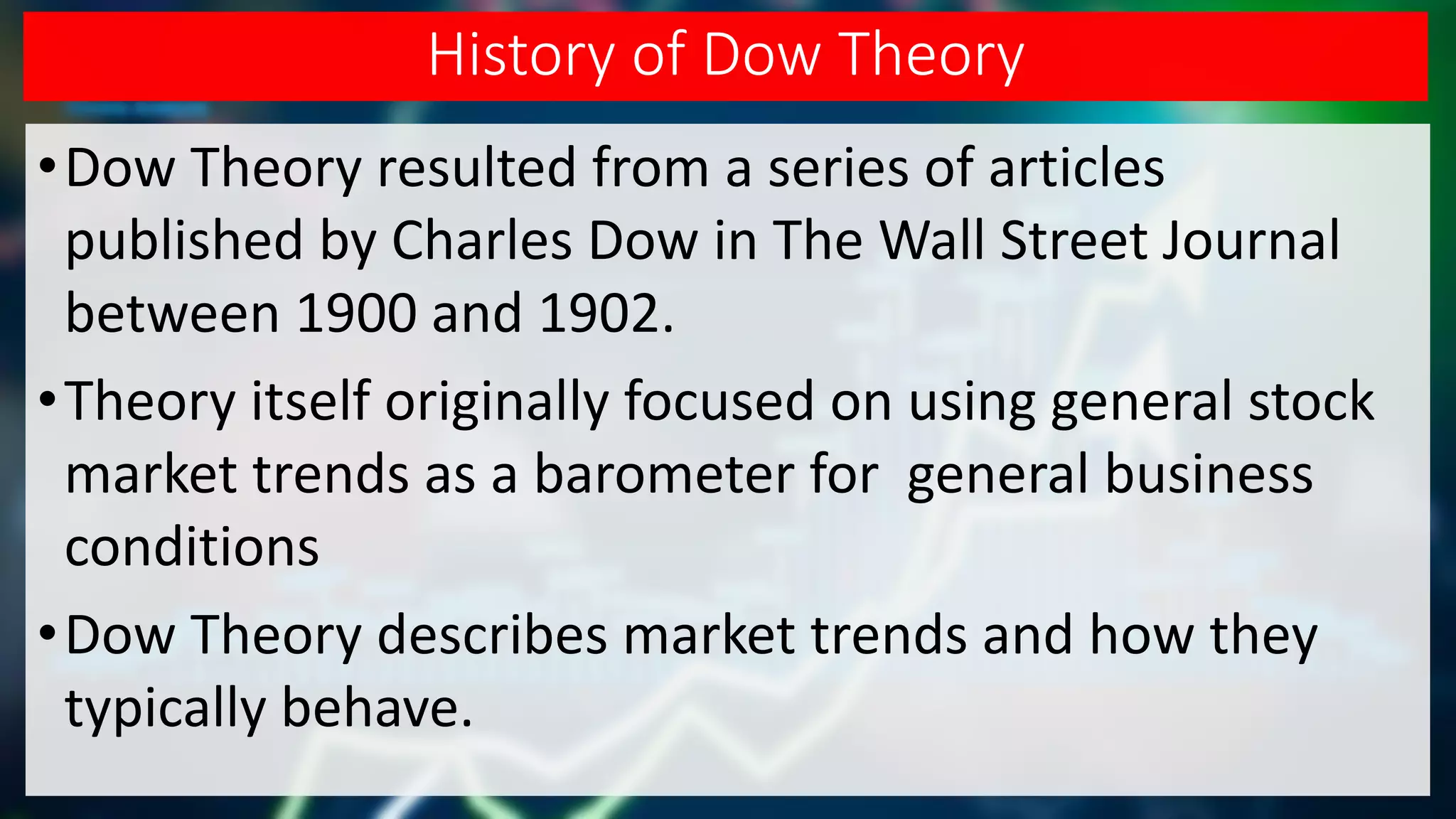 SECTION 1 - CHAPTER 2 - DOW THEORY | PDF