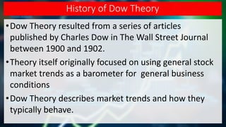 SECTION 1 - CHAPTER 2 - DOW THEORY | PDF