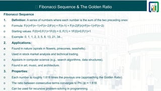 Section1 - Chapter 5 - The Fibonacci Sequence & Golden Ratio | PPT