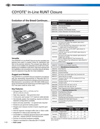 Section 1 - COYOTE Closure Series | PDF