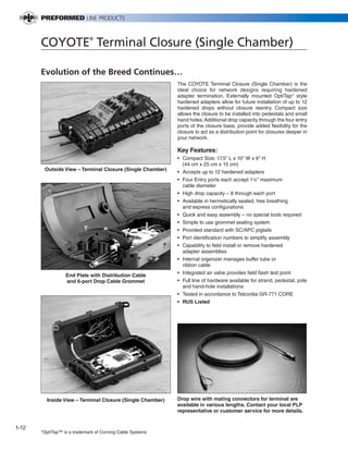 Section 1 - COYOTE Closure Series | PDF