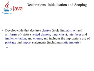Section 1 declarations, initialization and scoping | PDF