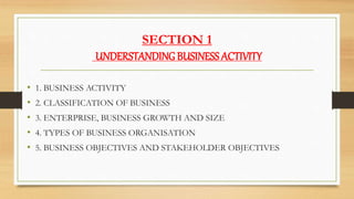 Section 1 summary | PPT