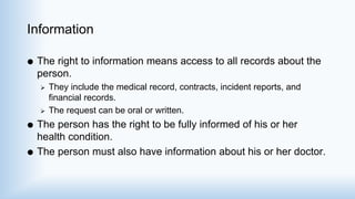 Section 1 the person's rights | PPT