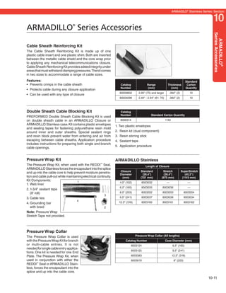 Section 10a - ARMADILLO Closure Series | PDF