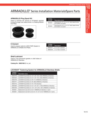 Section 10a - ARMADILLO Closure Series | PDF