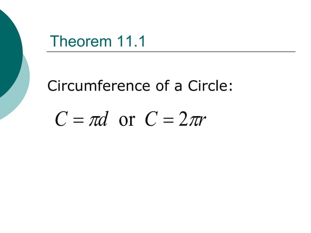 Section 11.1 Circumference Arc Length.ppt