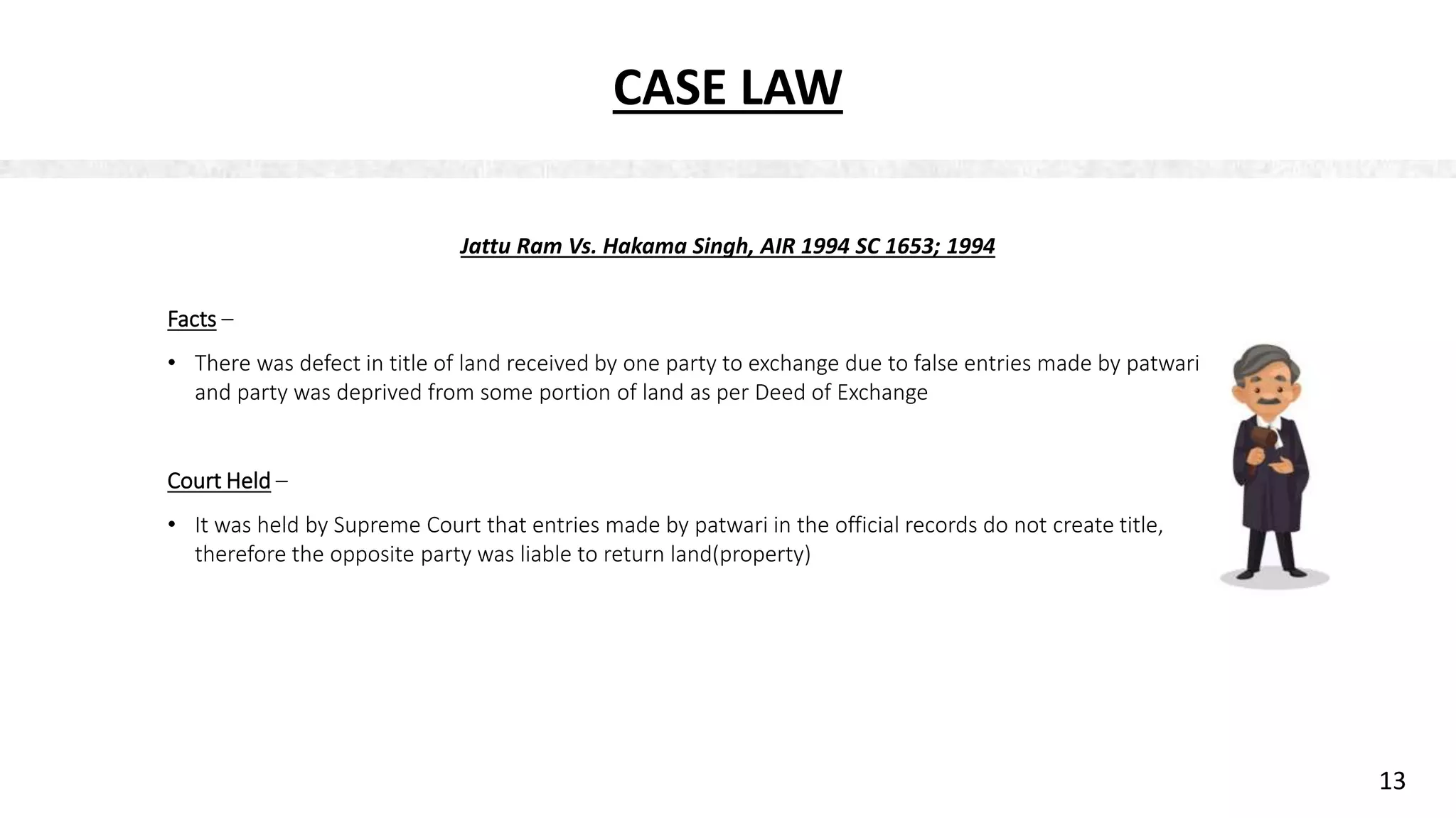 Section 118 & 119 of Topa, 1882- section 118/119 | PPTX