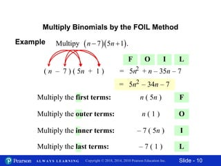Section 12.5 multiplying polynomials | PPTX | Homework and Study ...