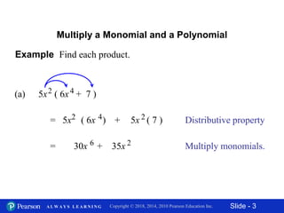 Section 12.5 multiplying polynomials | PPTX | Homework and Study ...