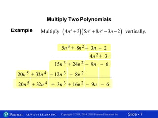 Section 12.5 multiplying polynomials | PPTX | Homework and Study ...