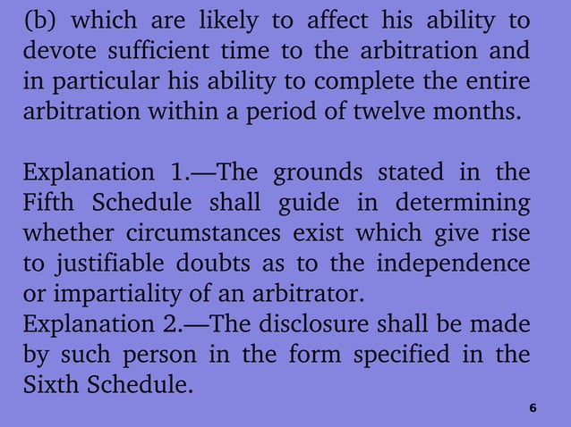 Section 12, 13, 14, 16 and 17 of the arbitration act.role of the court under the arbitration and ...