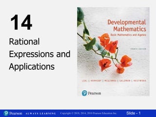 Section 14.2 multiplying and dividing rational expressions | PPTX