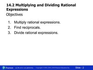 Section 14.2 multiplying and dividing rational expressions | PPT