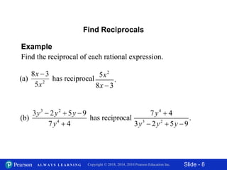 Section 14.2 multiplying and dividing rational expressions | PPT