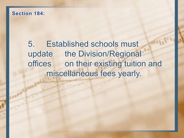 Section 184 ppt- Rules and Regulation of Private Preschools | PPTX | Daycare and Pre-School ...