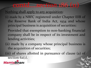 Section 186 ppt loans Company Law 2013 | PPTX