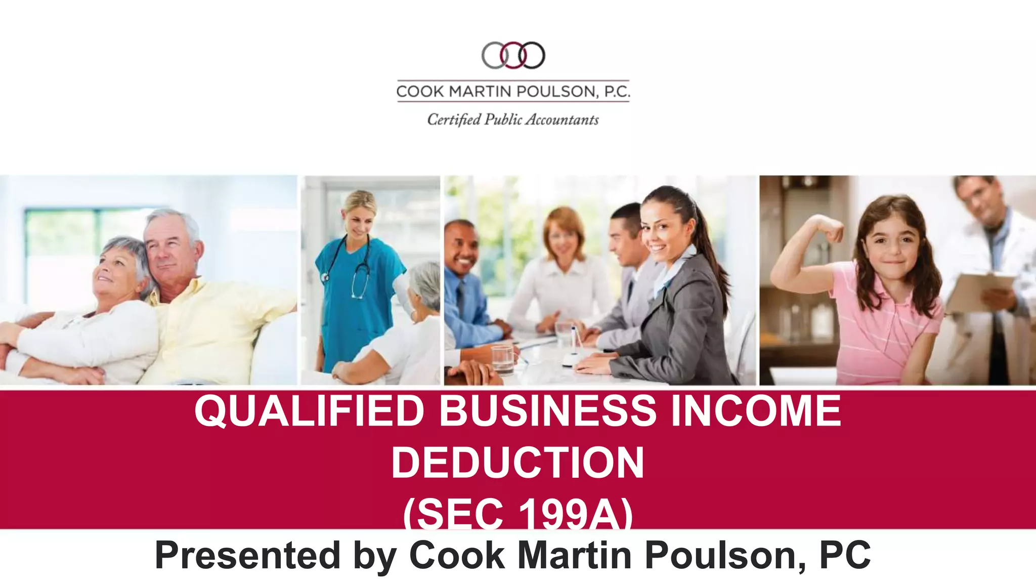 Section 199A Qualified Business Income Deduction | PPTX