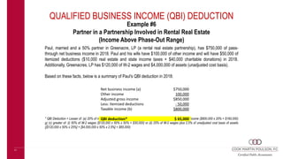 Section 199A Qualified Business Income Deduction | PPTX